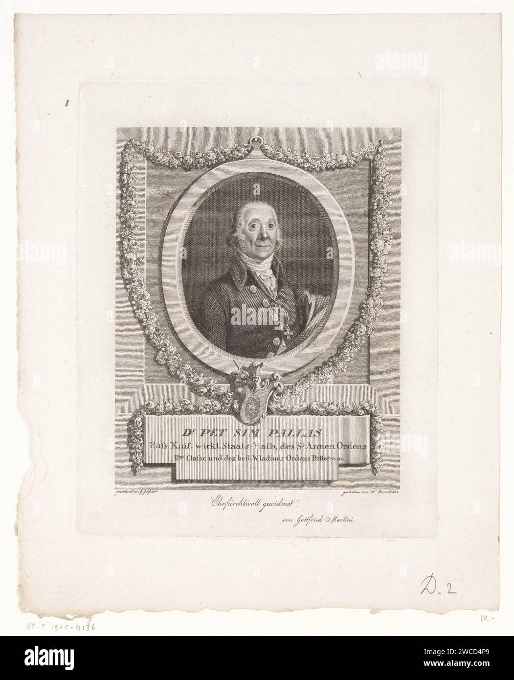 PortraT van Peter Simon Pallas, Wilhelm Arndt, After G. Geissler, after ...