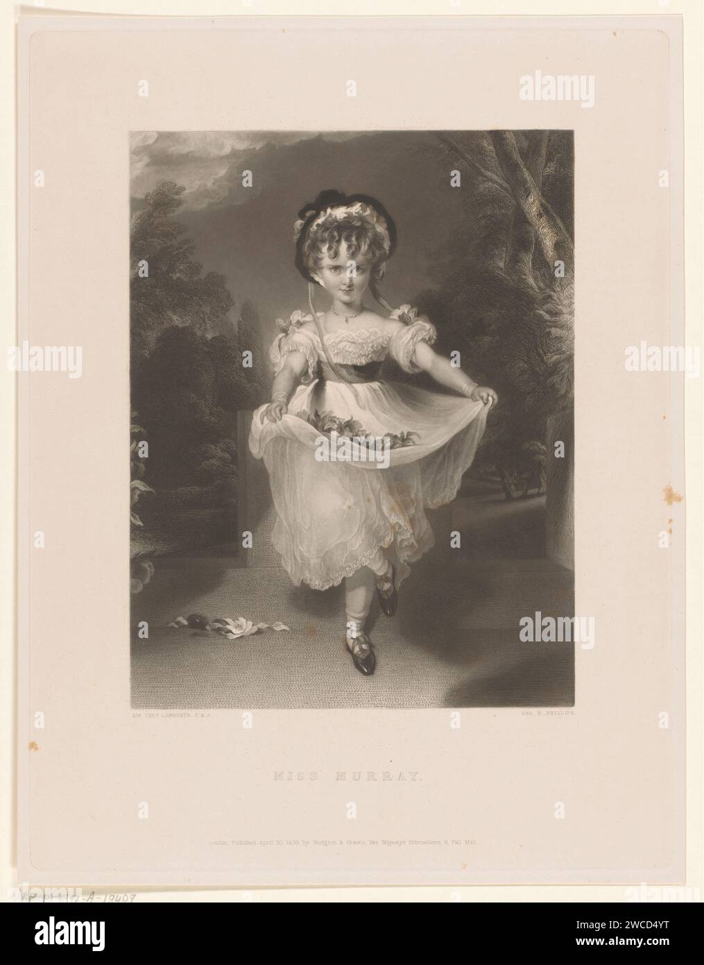 Portret van Louisa Georgina Augusta Anne Murray, George Henry Phillips ...