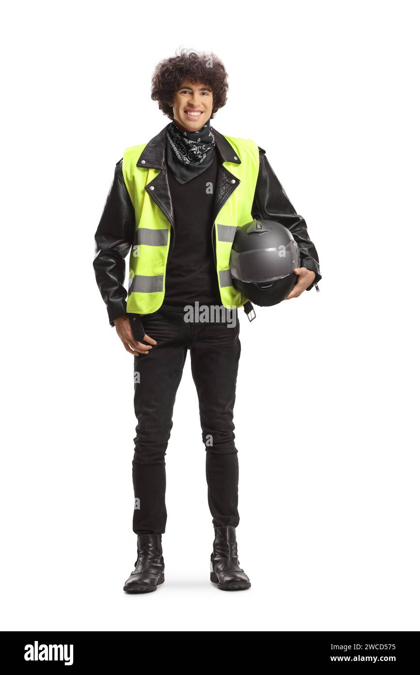 A man wearing a safety helmet Cut Out Stock Images & Pictures - Alamy