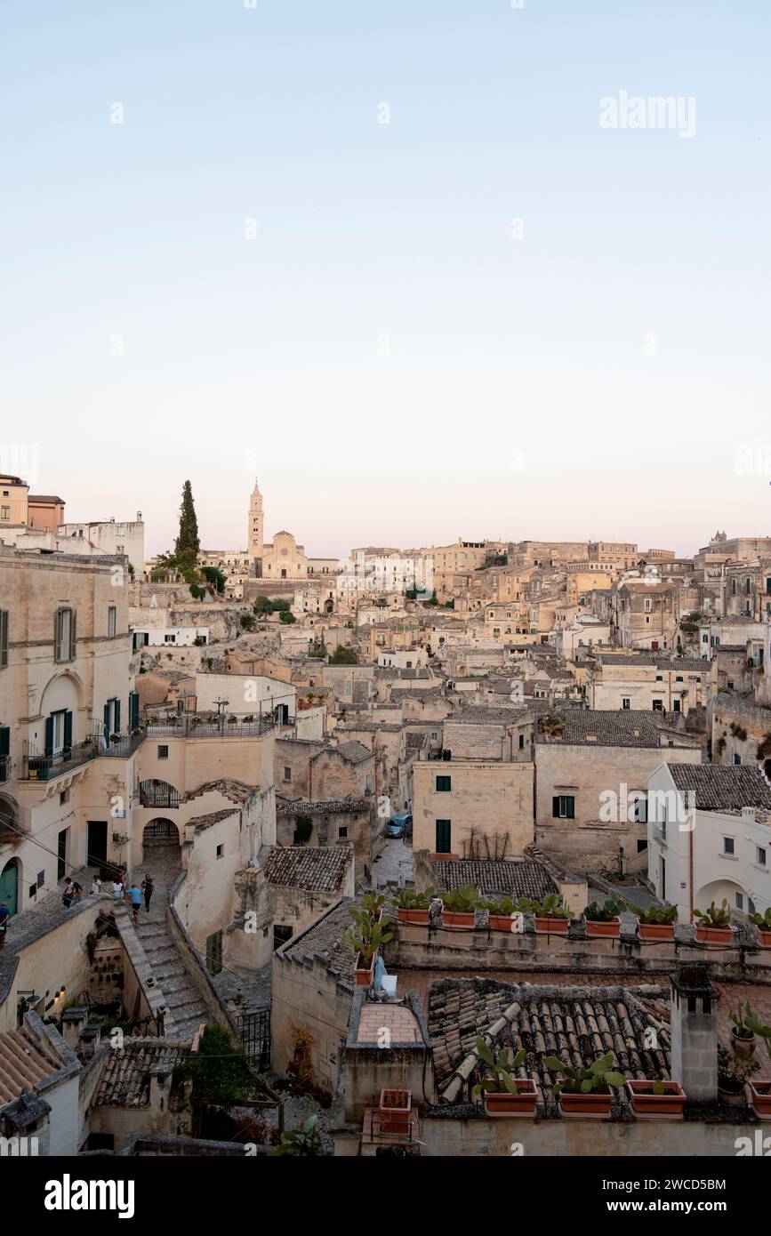 Close-up shots capturing the details of Matera, an Italian city ...