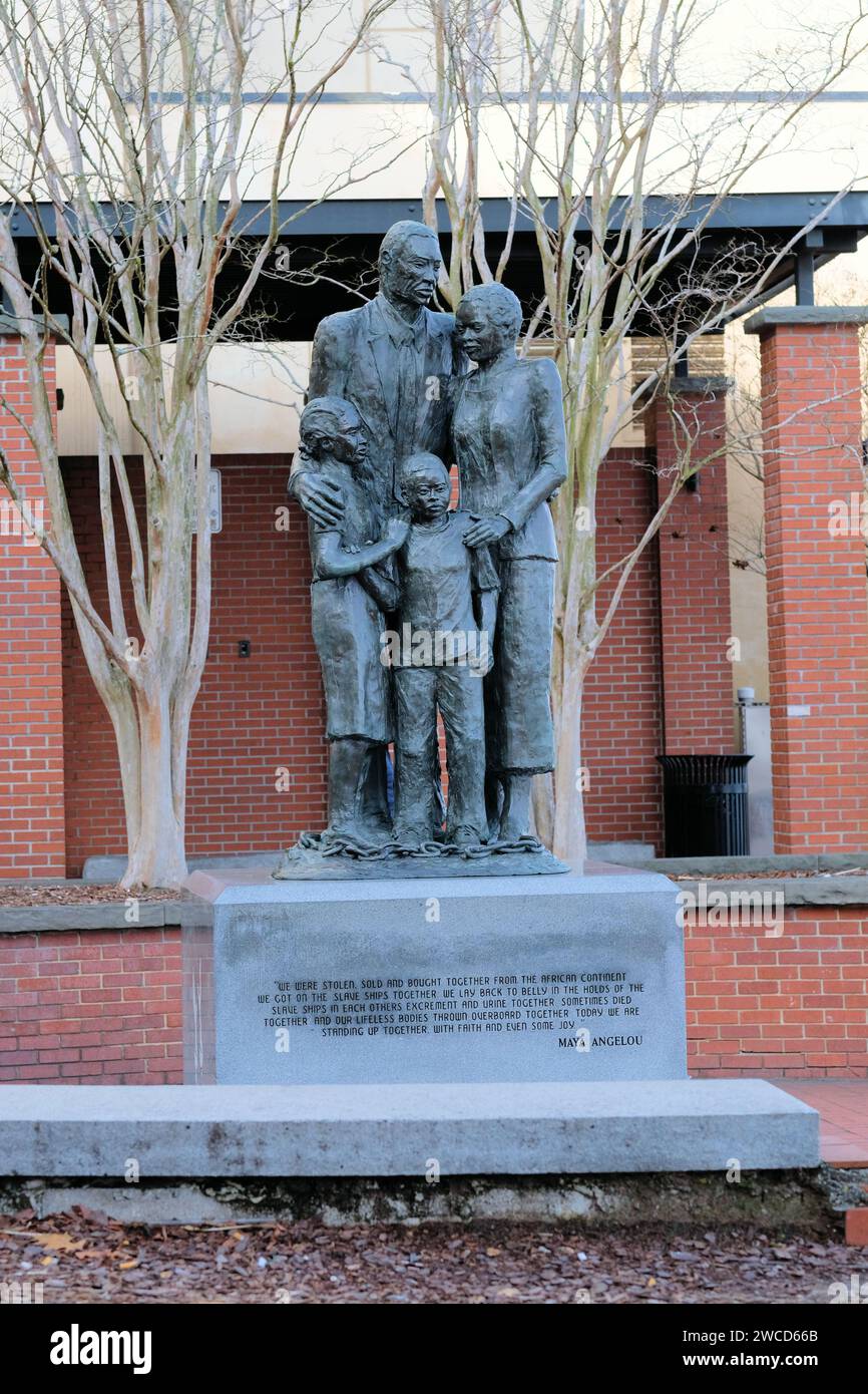 African-American Monument by Dorothy Spradley on Rousakis Plaza in ...