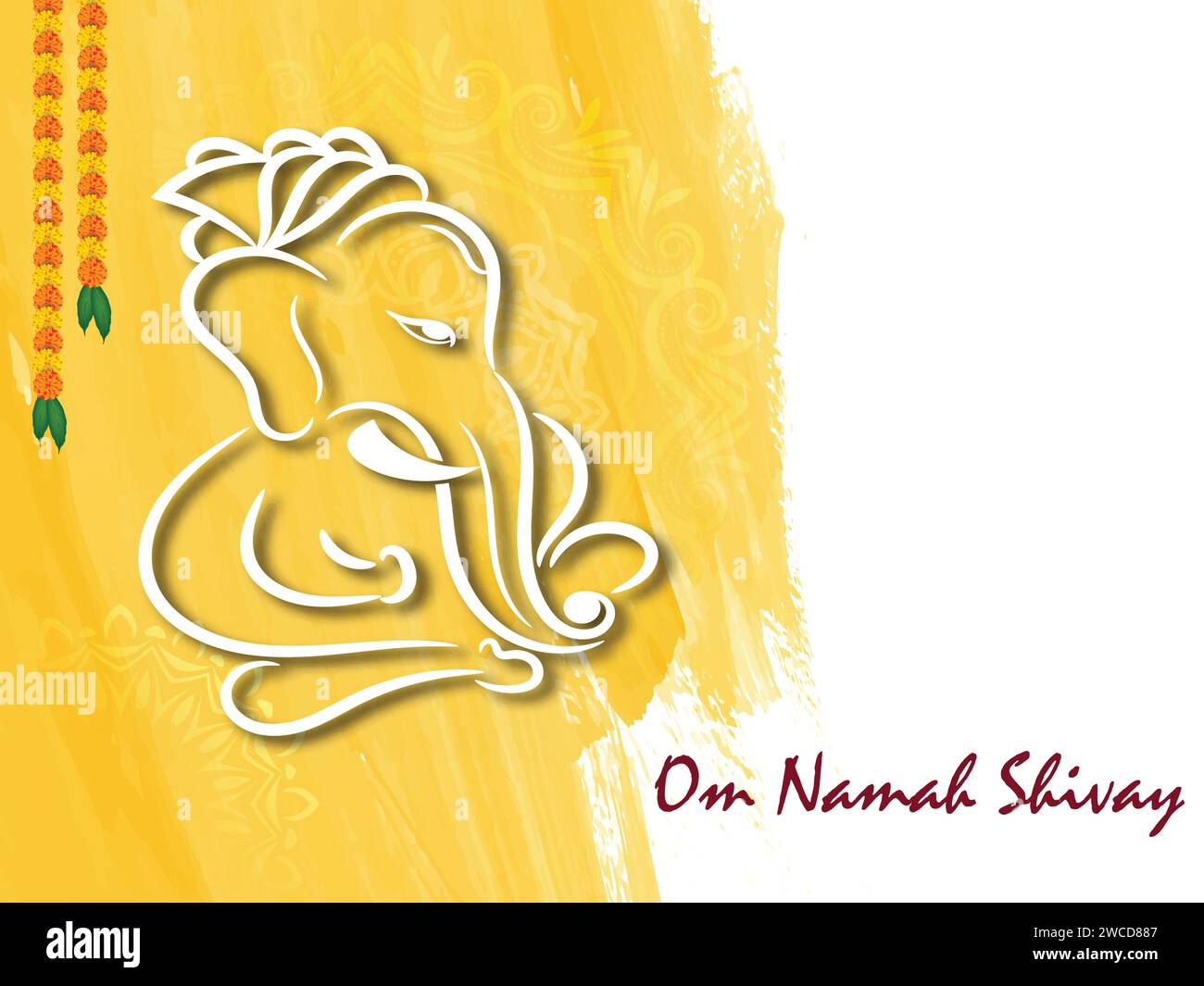 Gajanan festival Stock Vector Images - Alamy