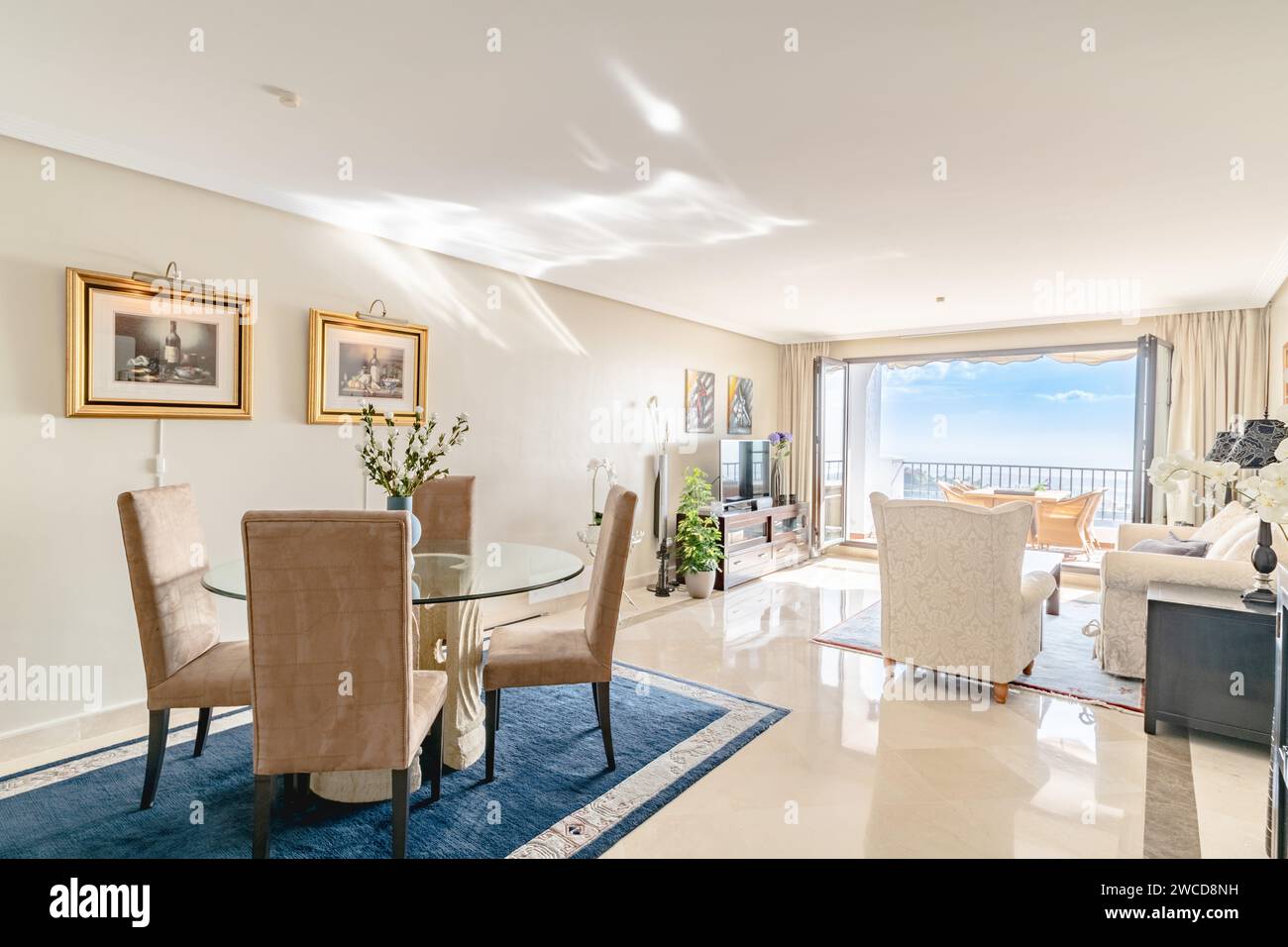 Stylish cosy home living area hi-res stock photography and images - Alamy