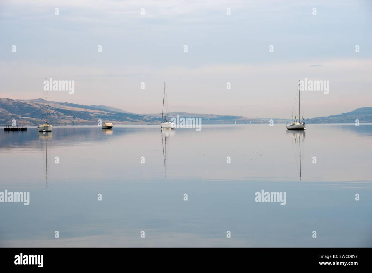 Tbilisi sea boat deflated sails hi-res stock photography and images - Alamy