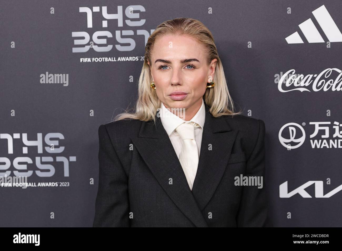 Alex Greenwood arrives on the Green Carpet ahead of The Best FIFA ...