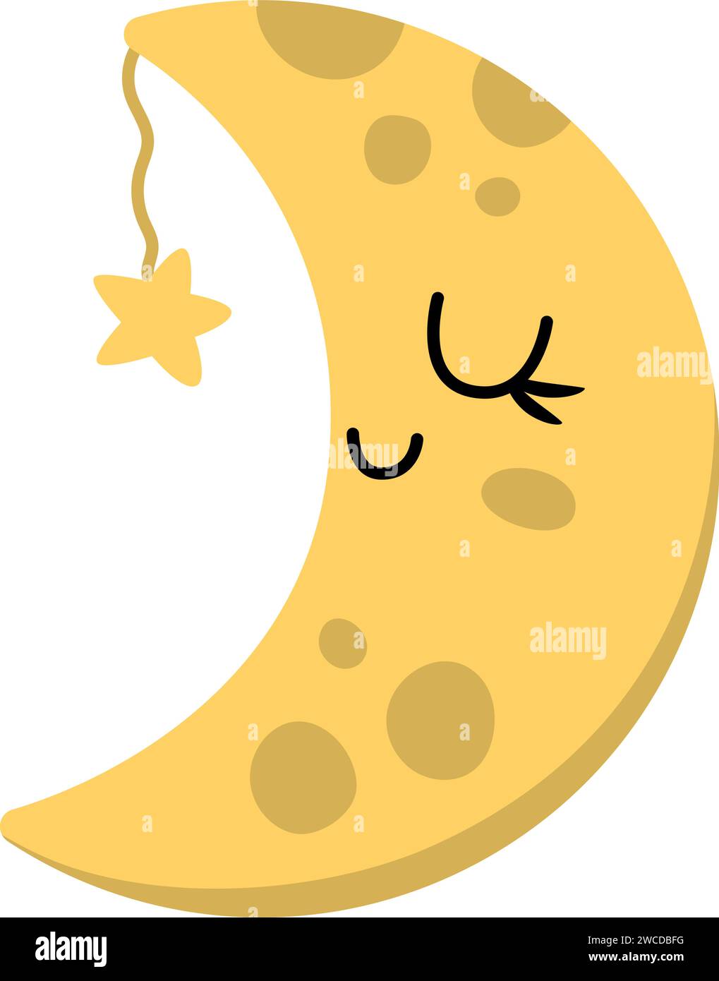 Smiling child closed eyes Stock Vector Images - Alamy