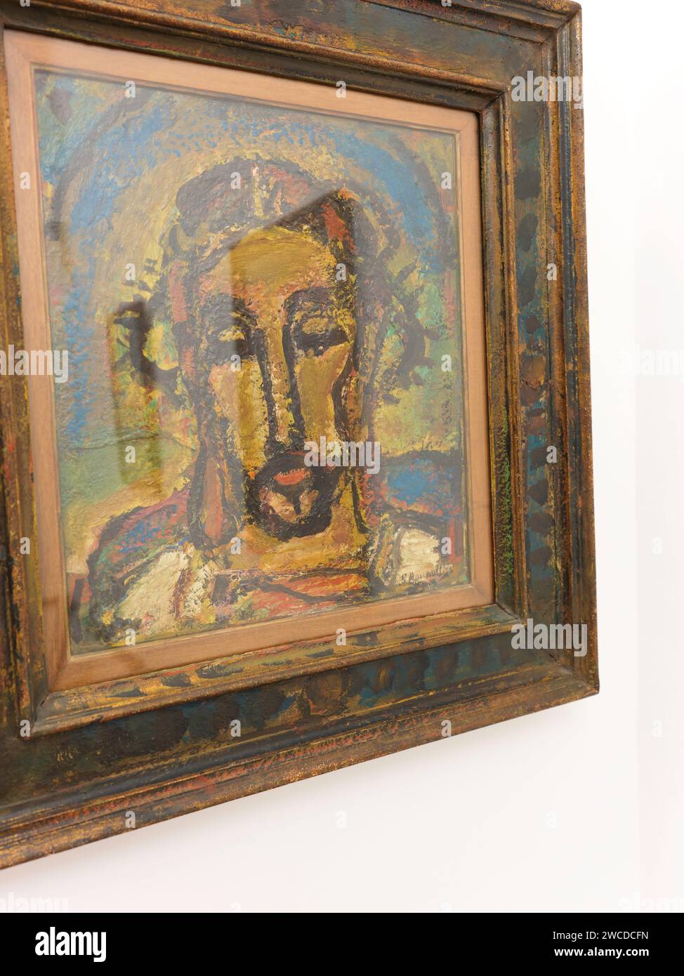 Jesus face christ ecce homo painting georges rouault collection hi-res ...