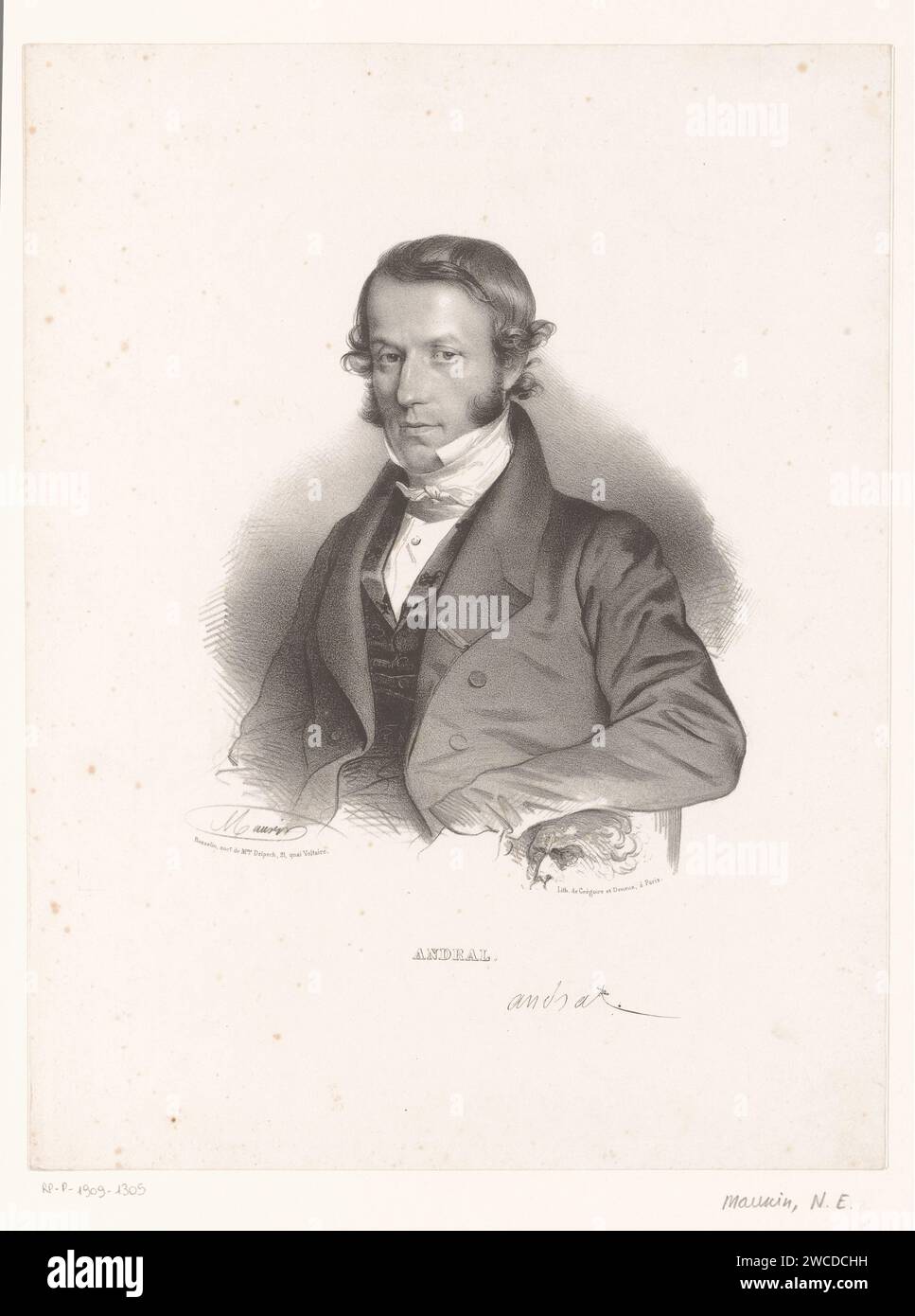 Porter van Gabriel Andral, Nicolas Maurin, 1835 - 1851 print Paris ...