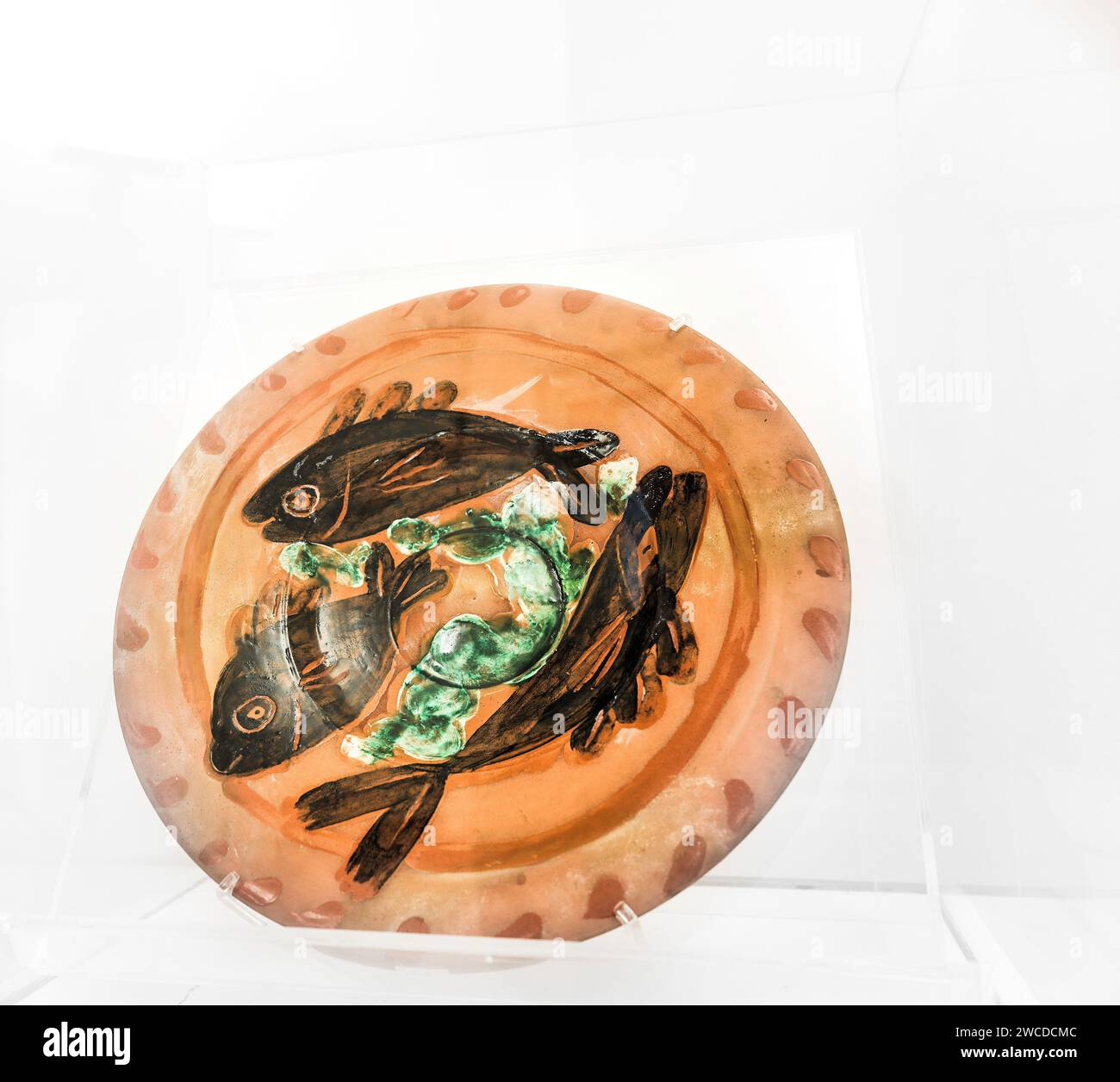 Three black fish; painting by Pablo Picasso in the Collection of ...