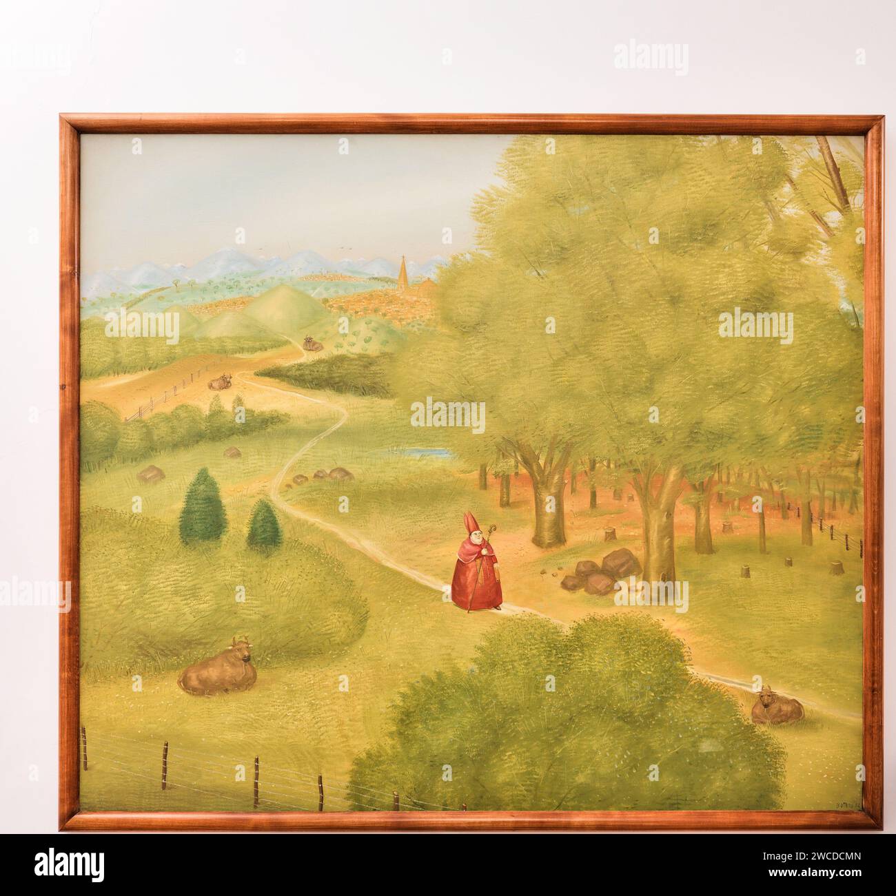 Trip to the Ecumenical Council; painting by Fernando Botero in the ...