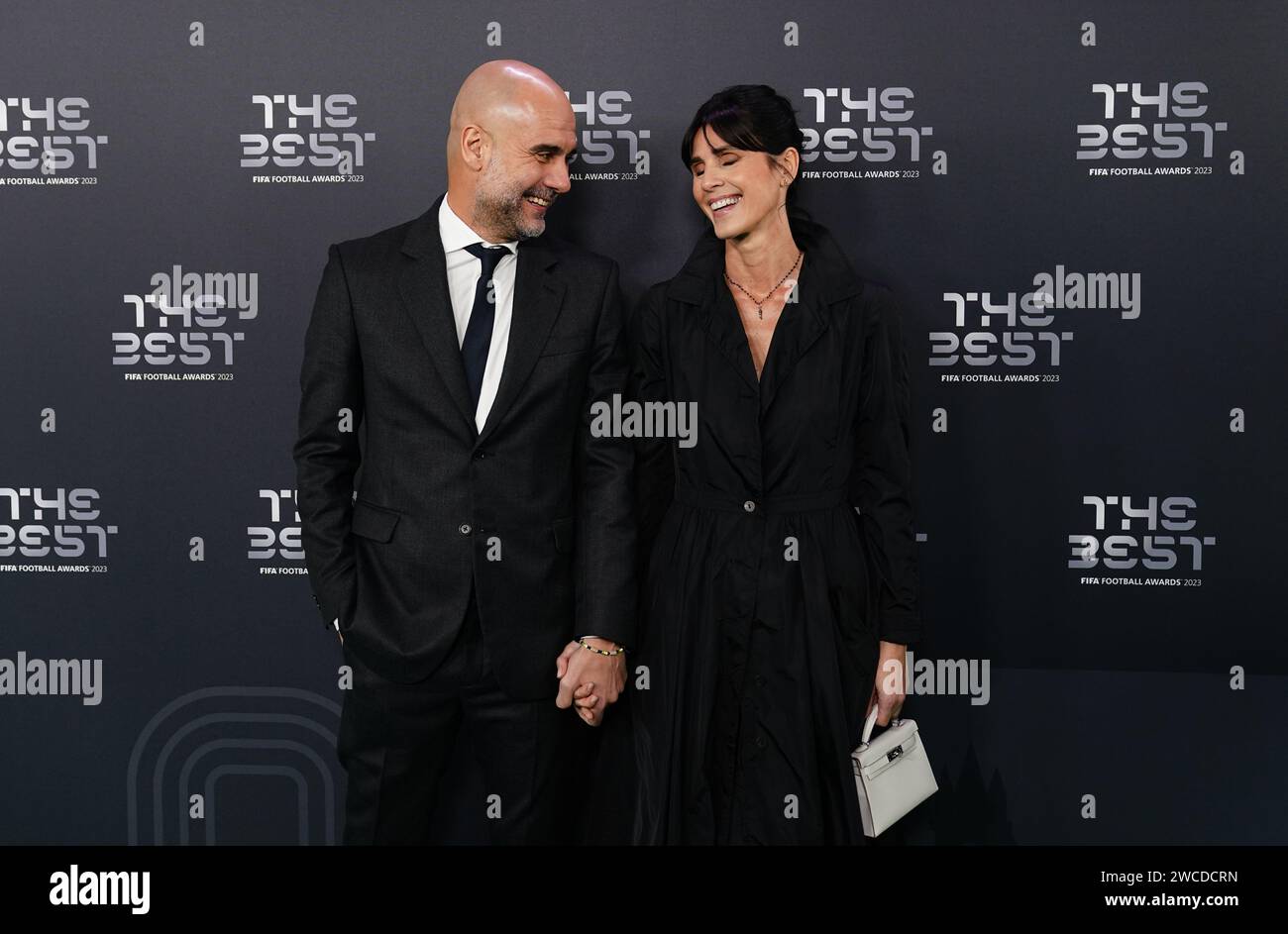 Pep Guardiola and Cristina Serra arriving for The Best FIFA Football ...