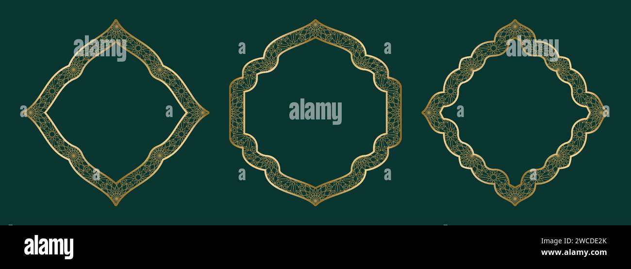 Islamic pattern border hi-res stock photography and images - Alamy