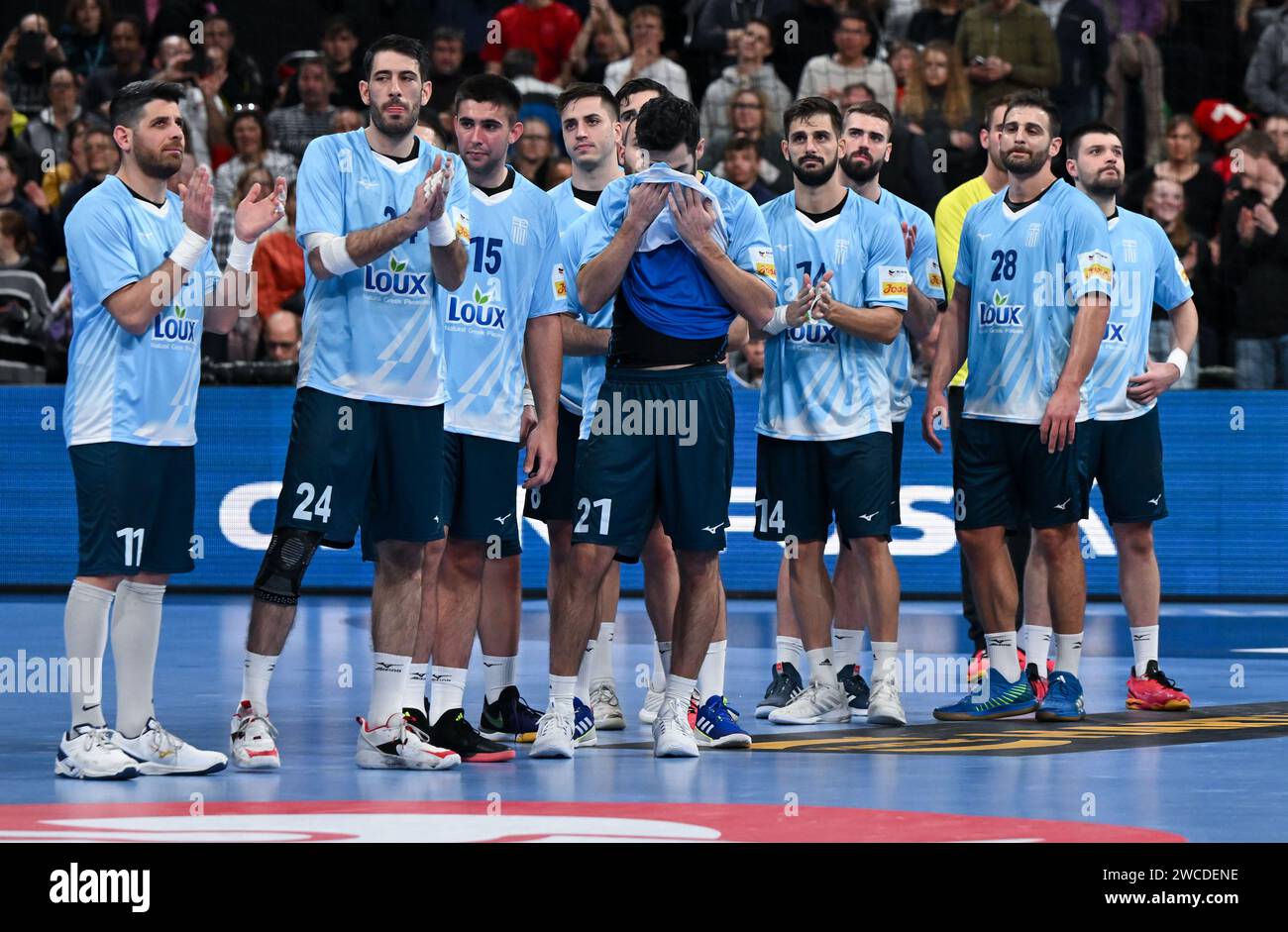 Greek handball team hi-res stock photography and images - Alamy
