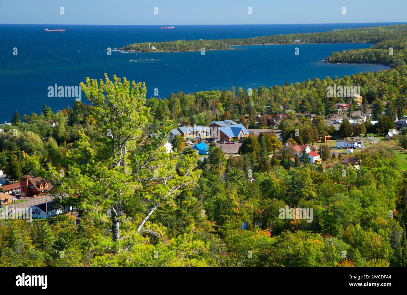 Copper Harbor Overlook, Brockway Mountain Drive, Keweenaw Heritage Site ...
