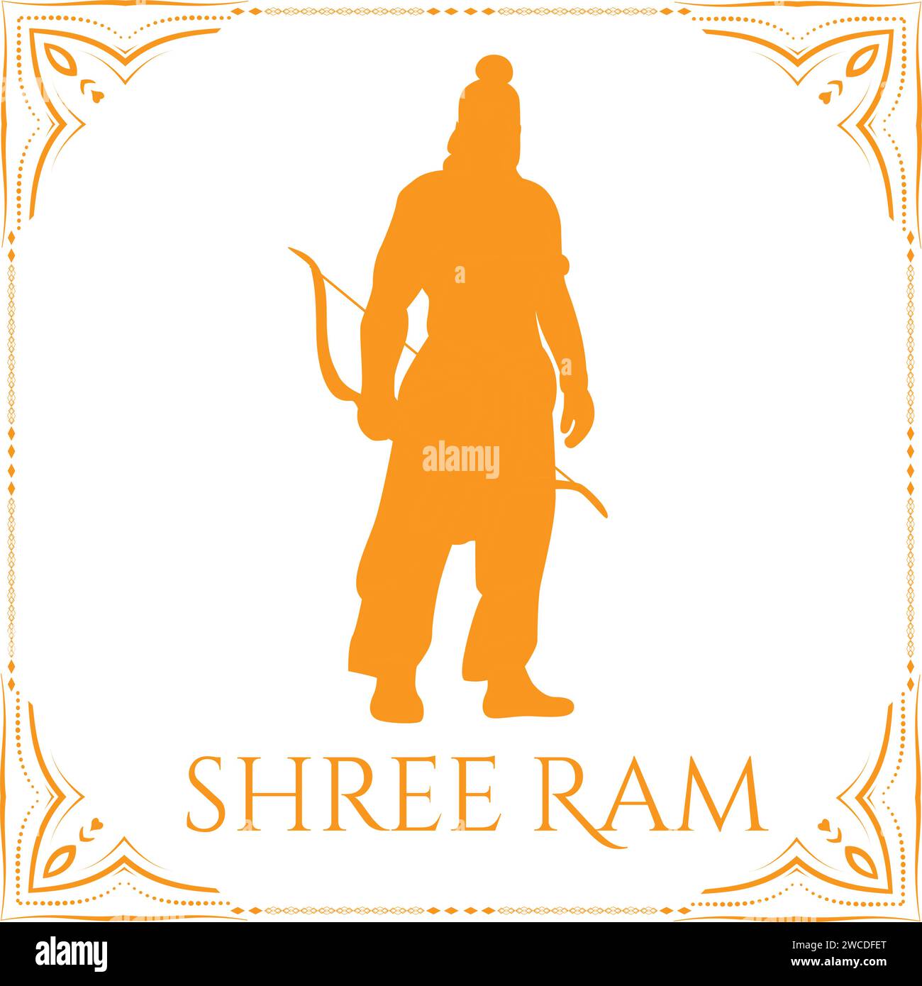 Mythological hindu god lord rama Cut Out Stock Images & Pictures - Alamy