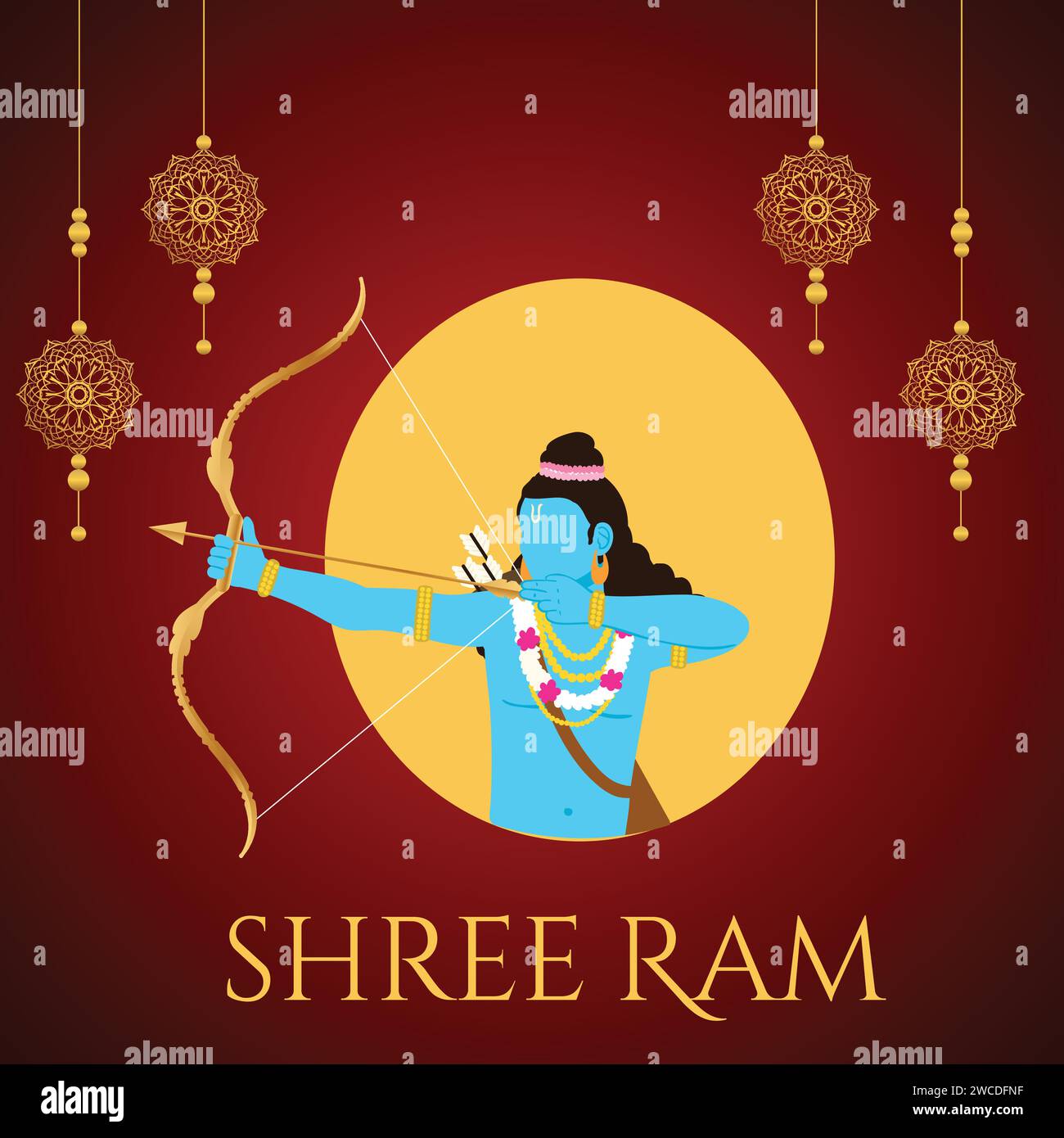 Lord rama Stock Vector Images - Alamy