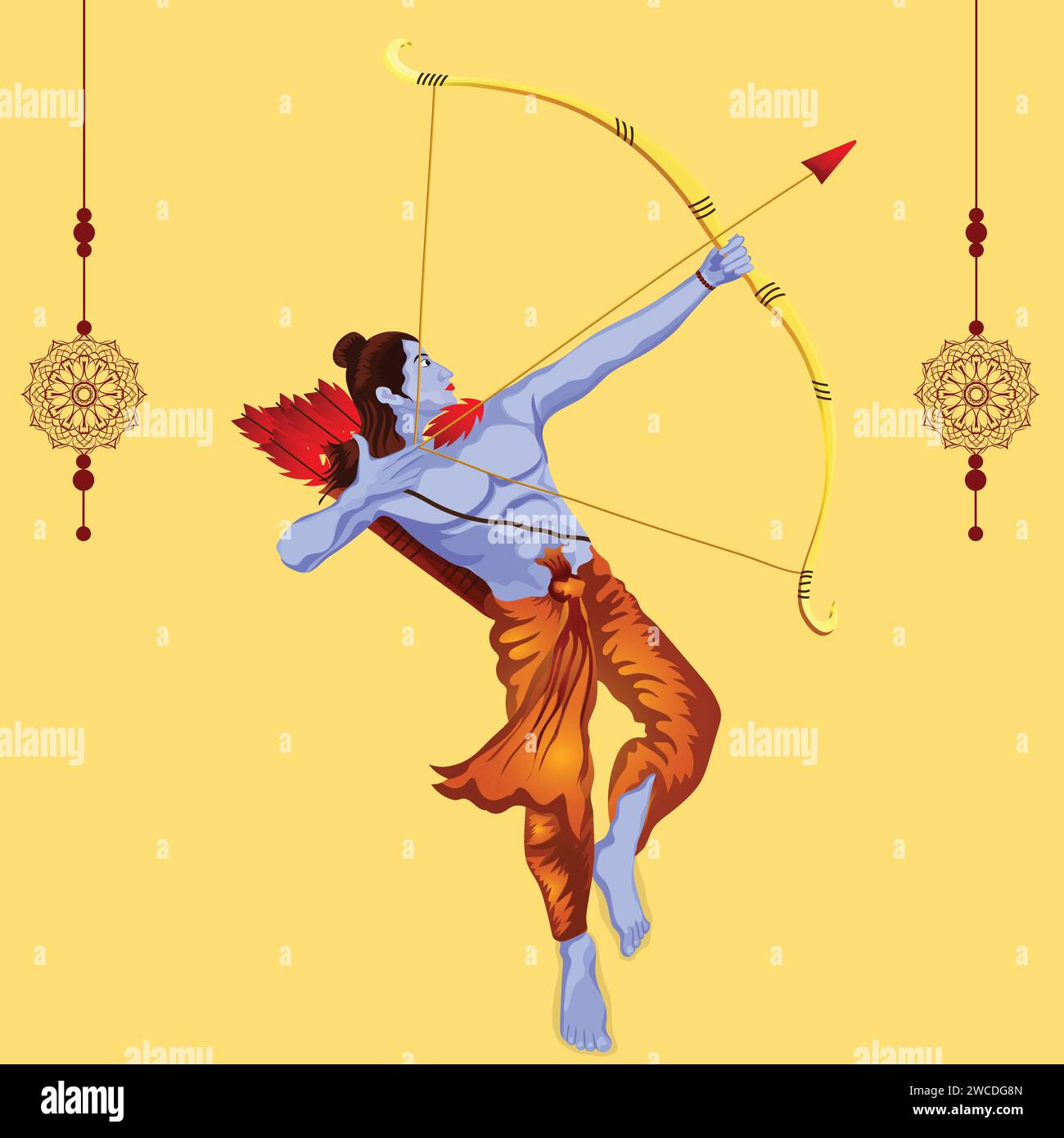 Lord ramayana temple Stock Vector Images - Alamy