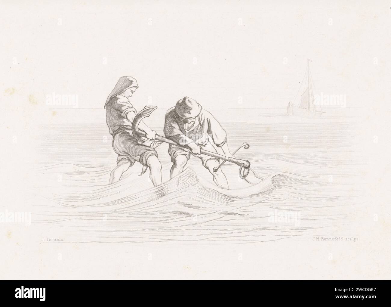 Het Anker, Johann Heinrich Maria Hubert Rennefeld, After Jozef Israëls ...