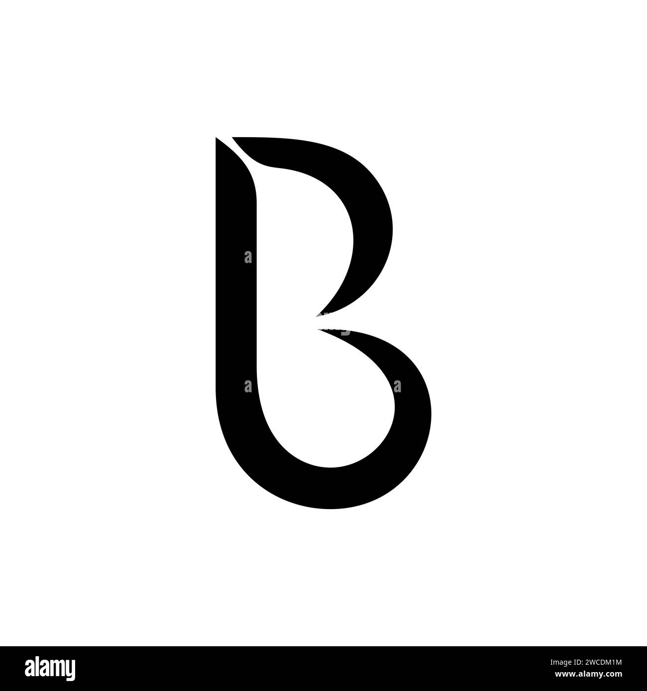 Premium design Logo with initial, letter, alphabet B for company ...