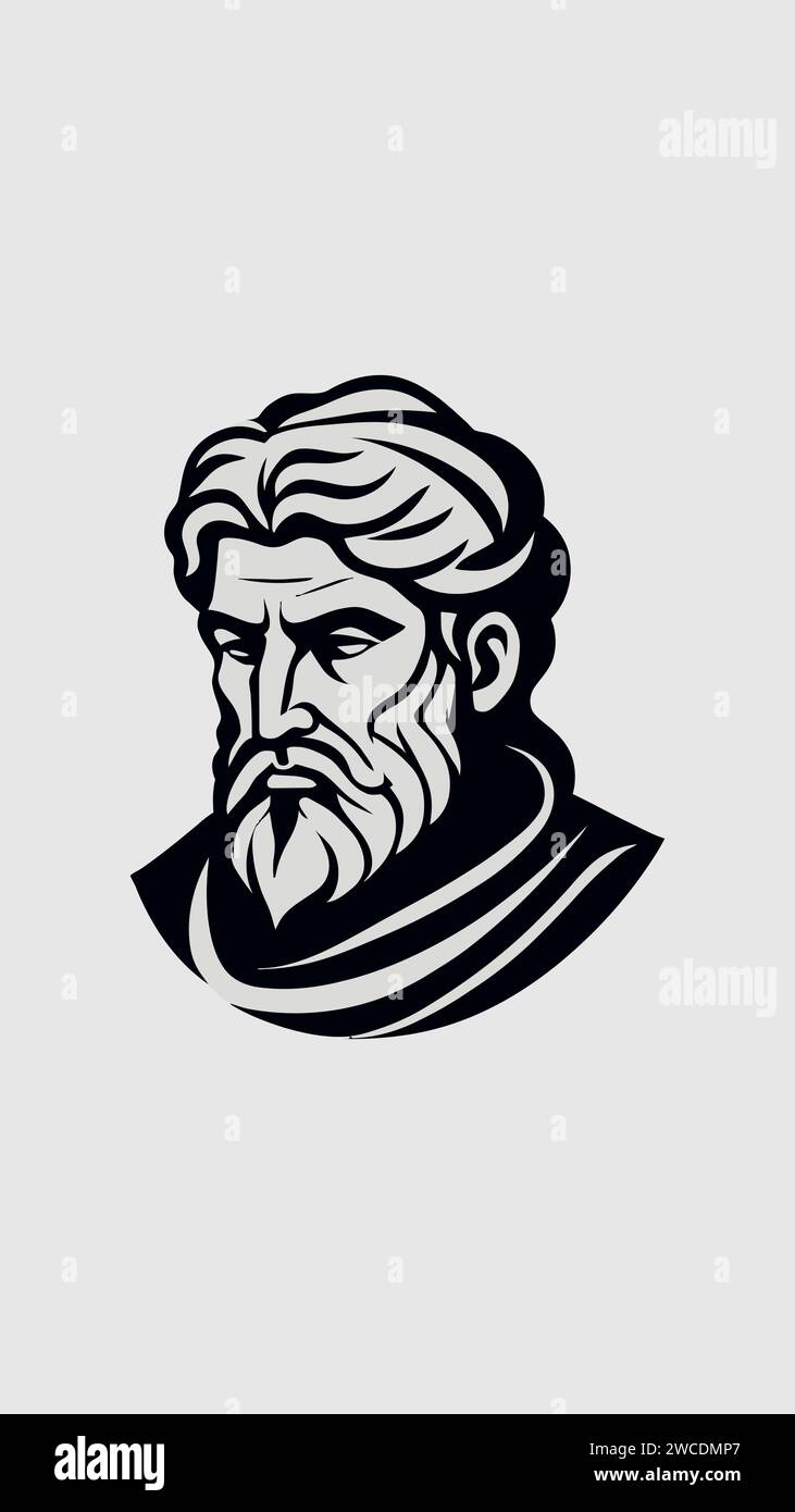 Smart man in black Stock Vector Images - Alamy