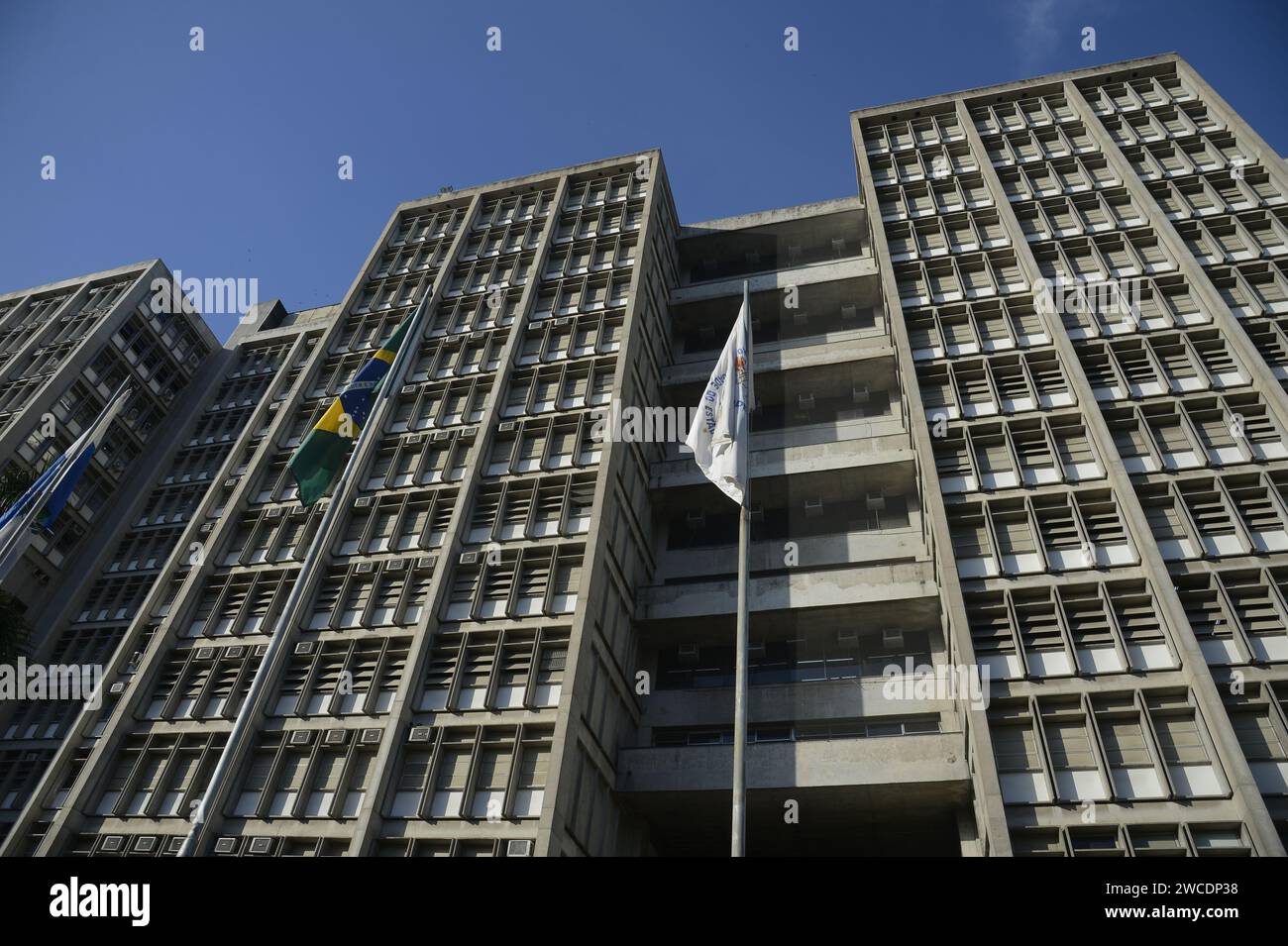 State University of Rio de Janeiro (UERJ), Maracanã campus, facade of ...