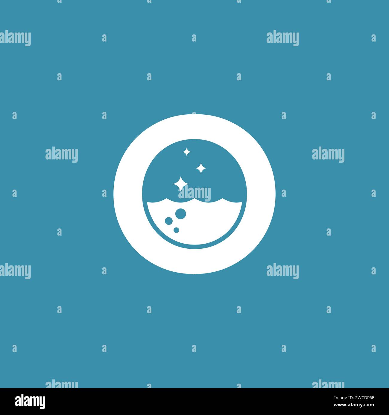 Water wave logo letters vector and water wave symbol icon hi-res stock ...