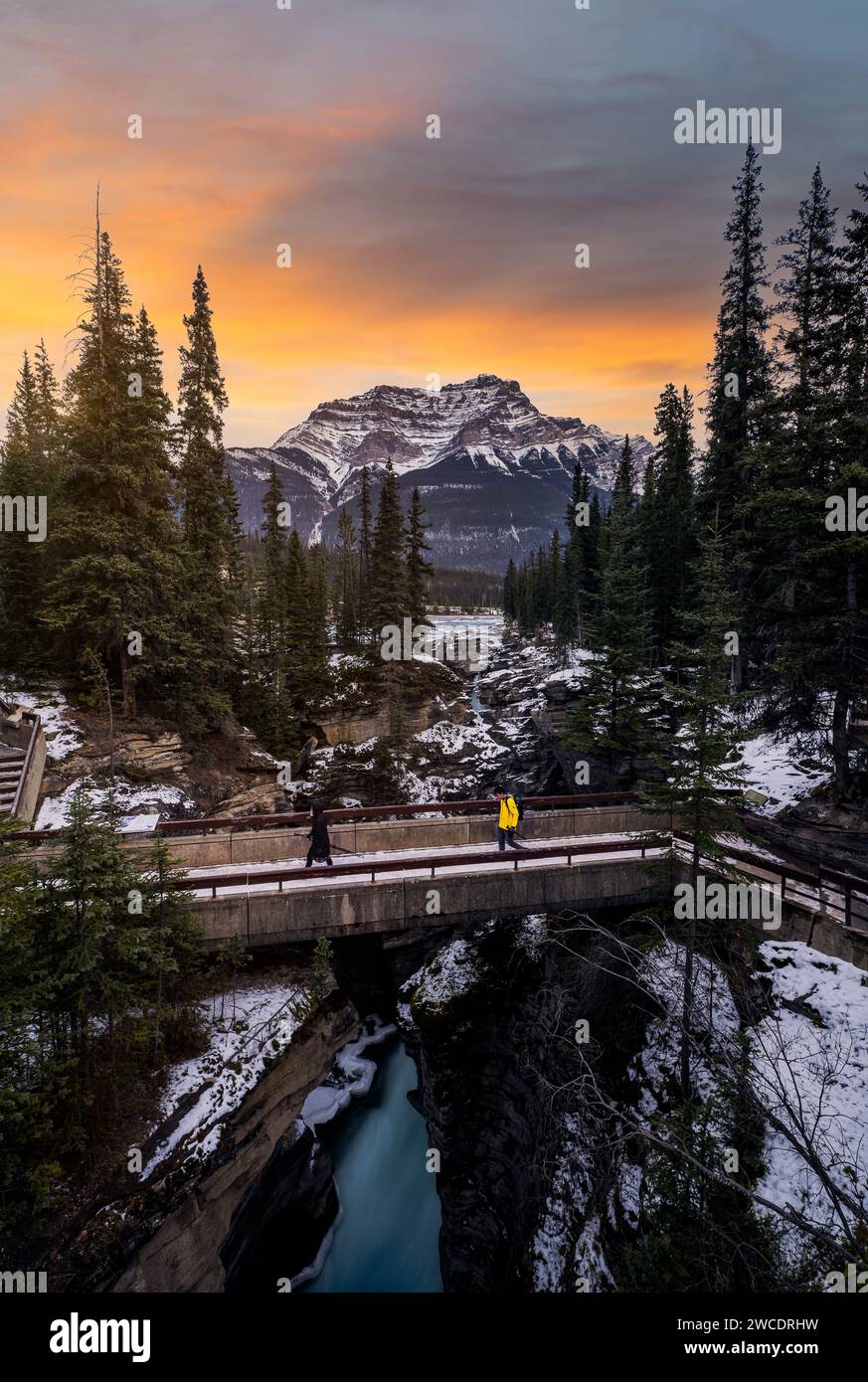 A fine art landscape photography image of Athabasca Falls in Jasper ...