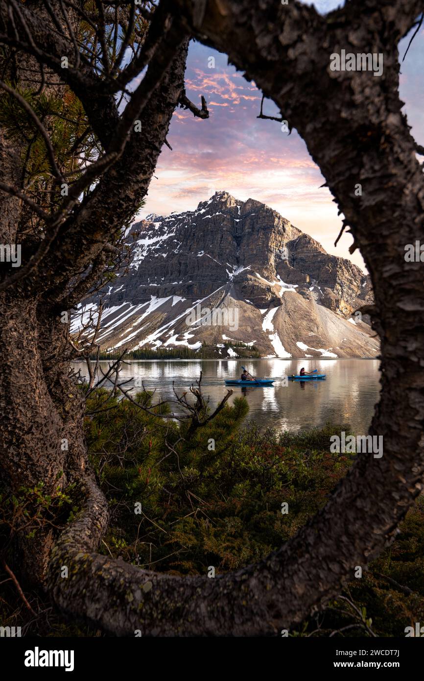 A fine art landscape photography image of Bow Lake in Banff National ...