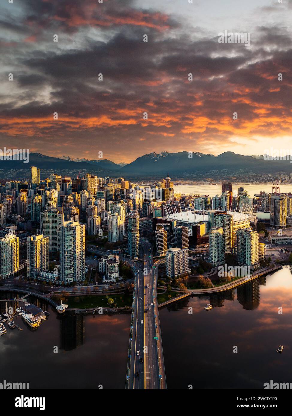 A fine art landscape photography image of the downtown Vancouver ...