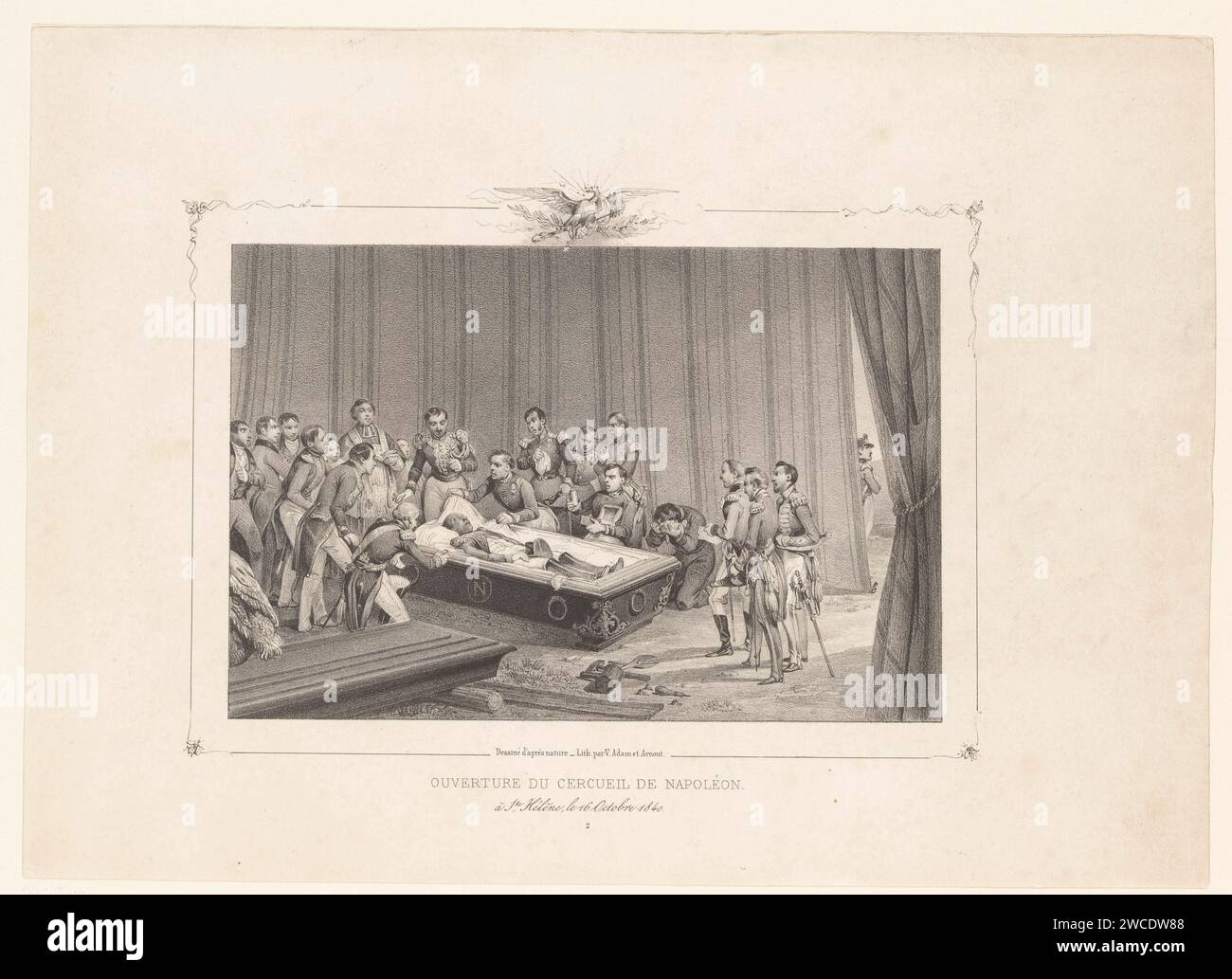 Napoleon's coffin opens on Sint -Helena, Jean Baptiste Arnout, After ...