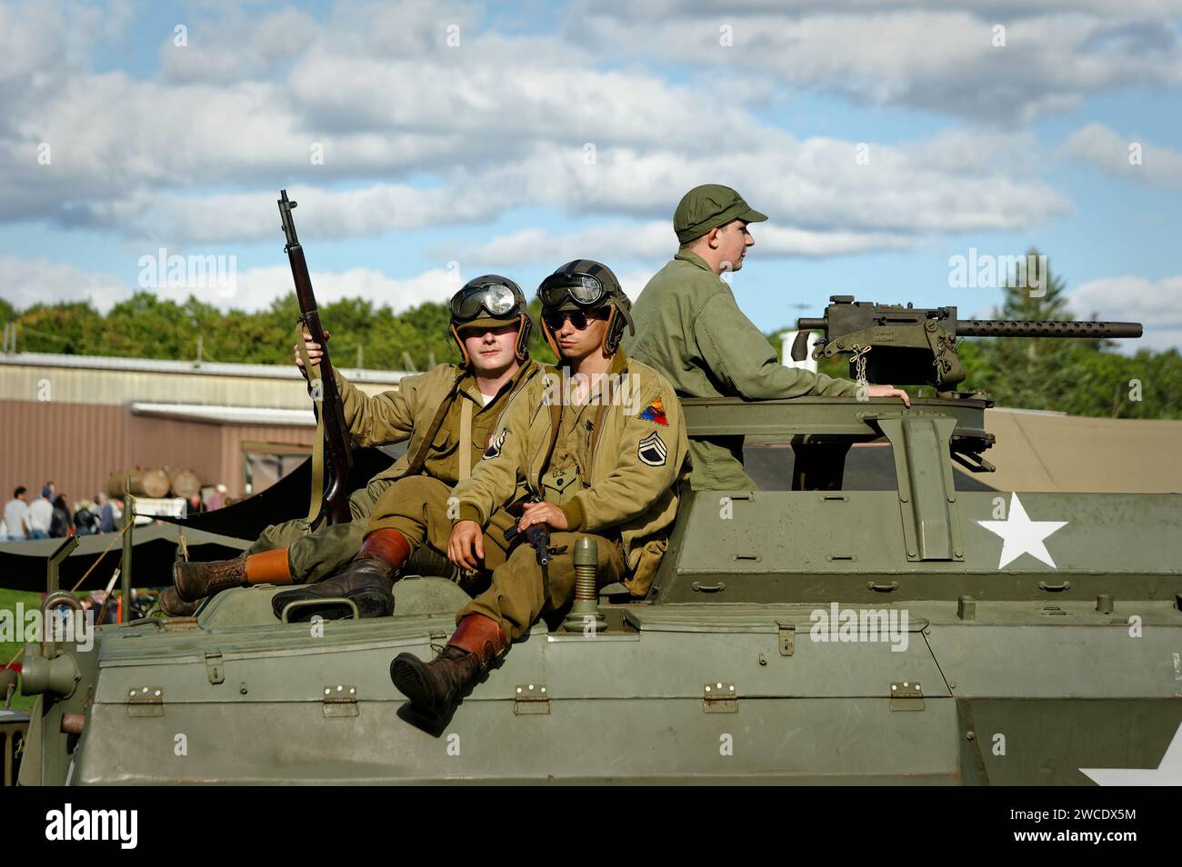 2023 - American Heritage Museum - Hudson, Massachusetts. Two soldiers ...
