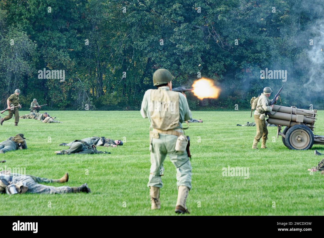 2023 - American Heritage Museum - Hudson, Massachusetts. A soldier goes ...