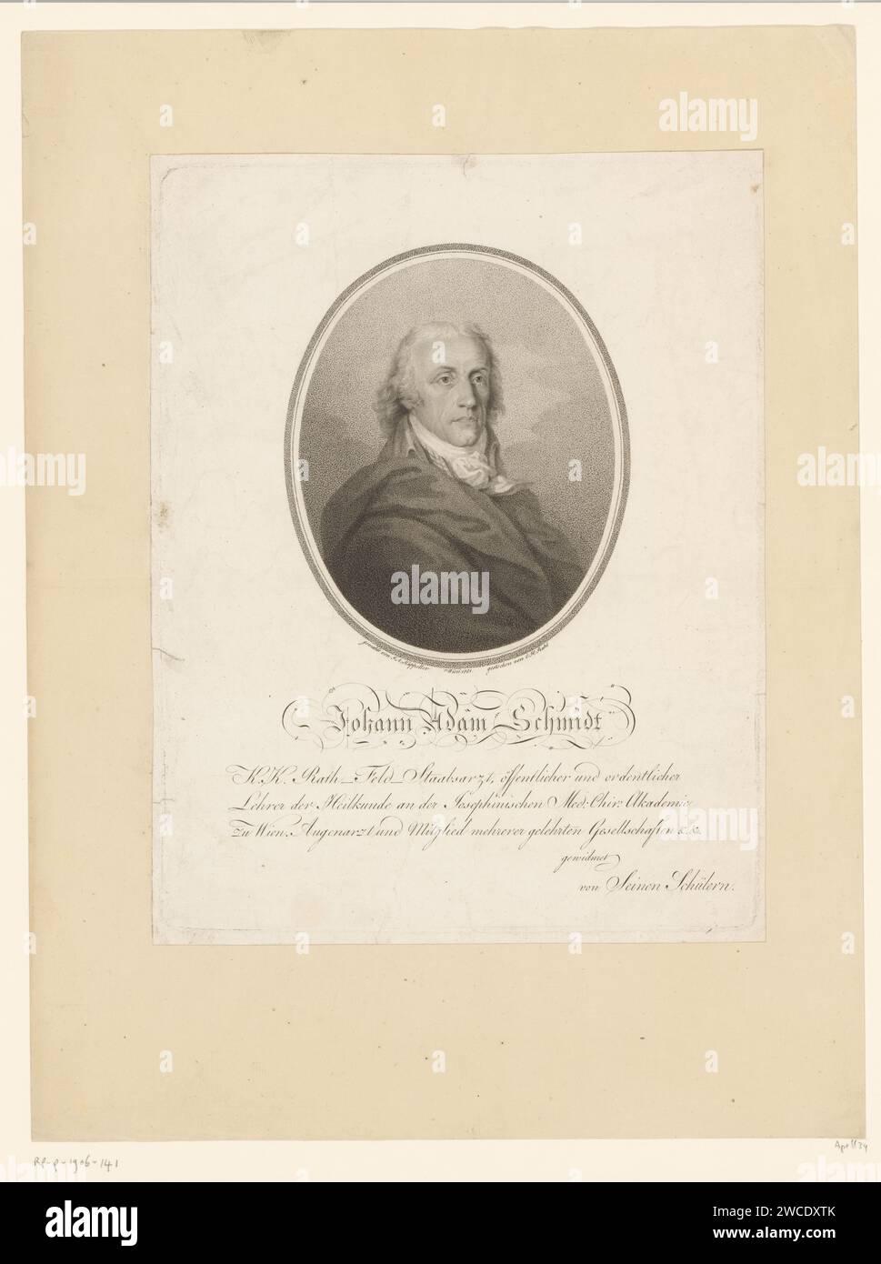 Porter van Johann Adam Schmidt, Carl Heinrich Rahl, After Joseph Anton Kapeller, 1801 print ...