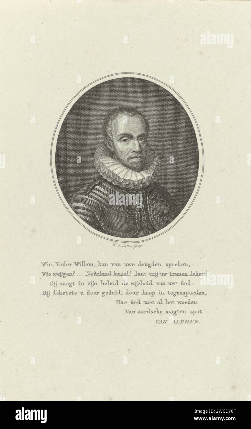 Portrait of William I, Prince of Orange, Willem van Senus, c. 1787 ...