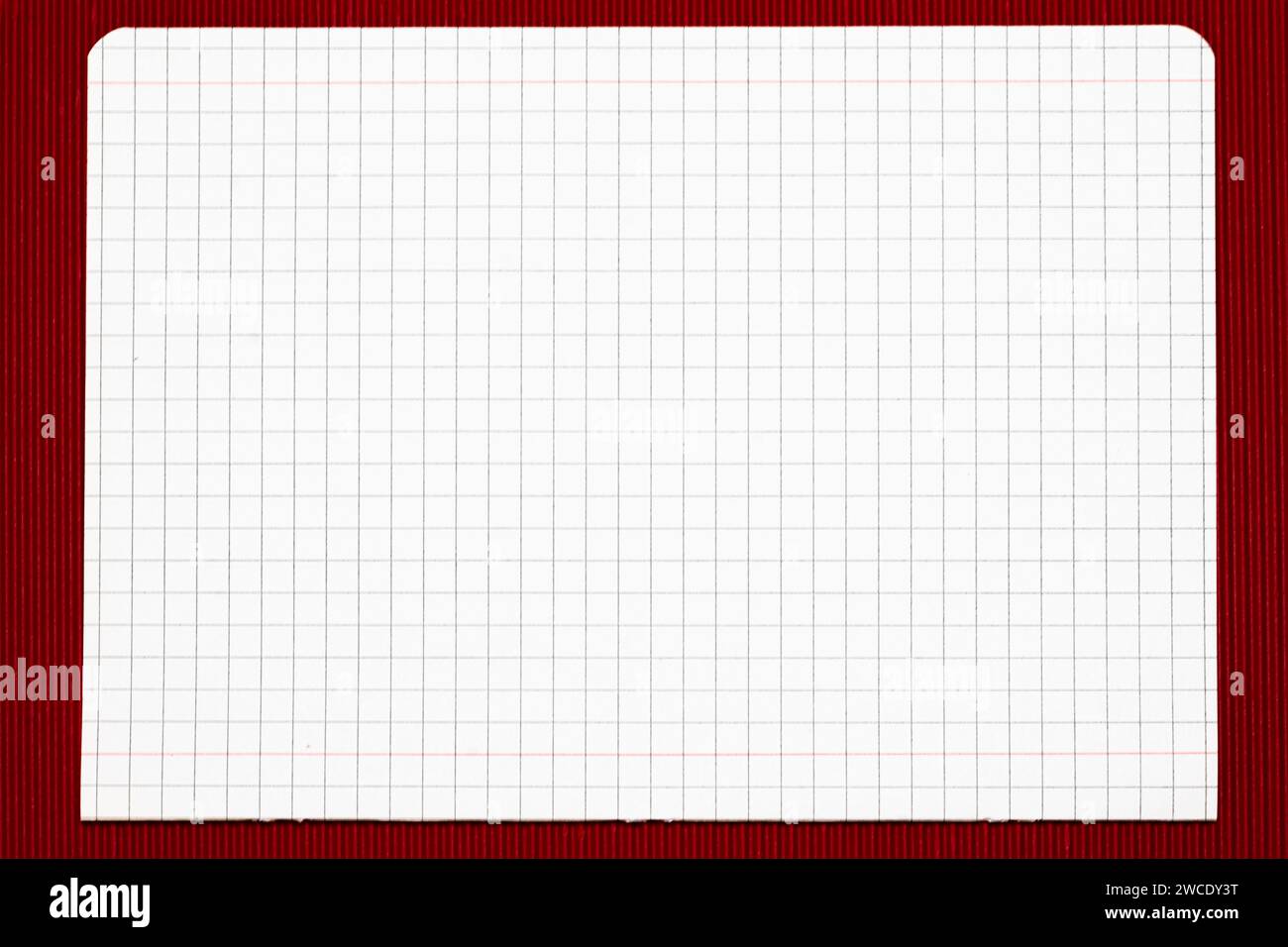 checkered notebook sheet, background Stock Photo - Alamy