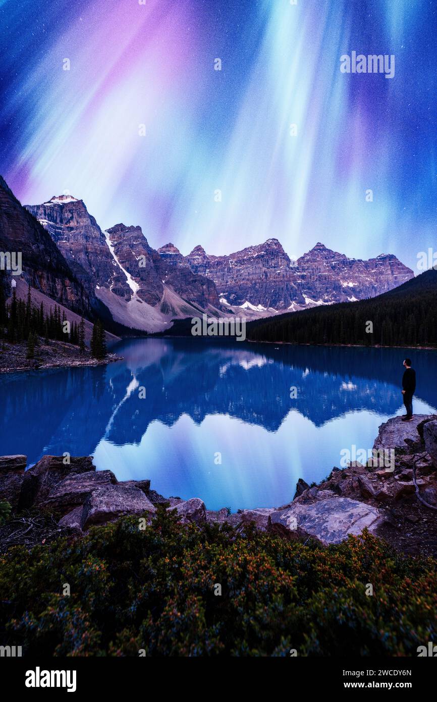 A fine art landscape photography image of Moraine Lake in Banff ...