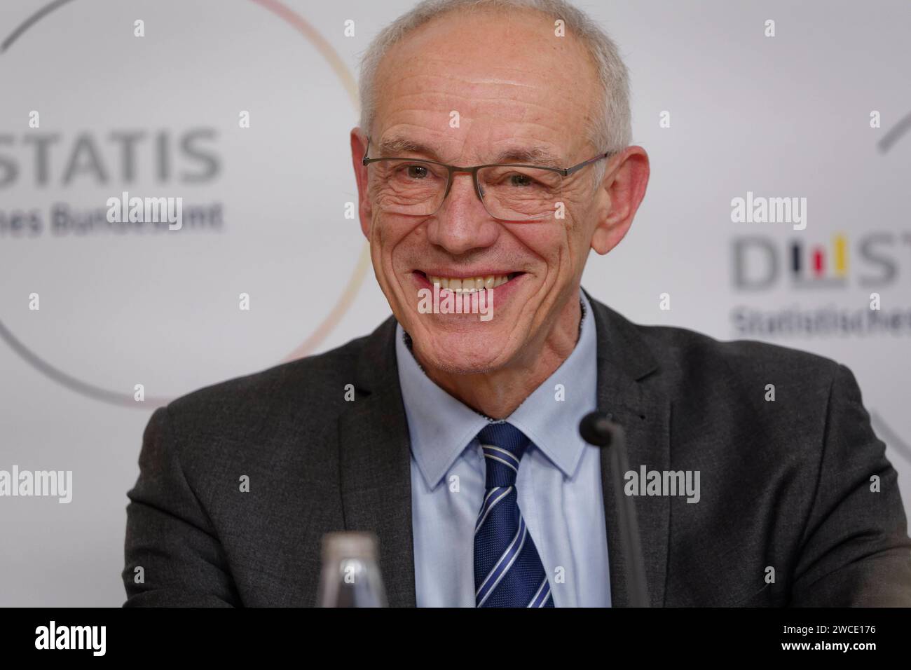 2024-01-15 - Deutschland, Berlin - Pressekonferez des Statistischen ...