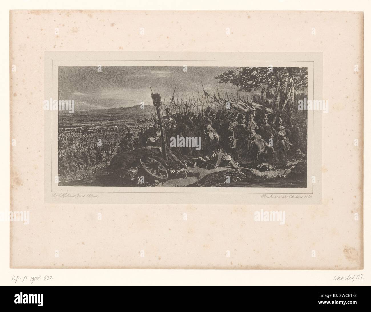 Battle with cavalry troops, Nicolas Toussaint Charlet, 1829 - 1839 ...