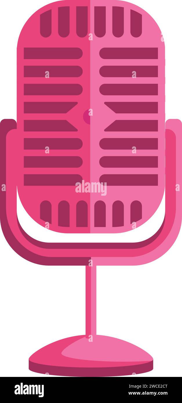 Colored podcast microphone icon Vector Stock Vector Image & Art - Alamy