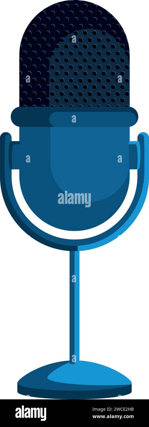 Colored podcast microphone icon Vector Stock Vector Image & Art - Alamy