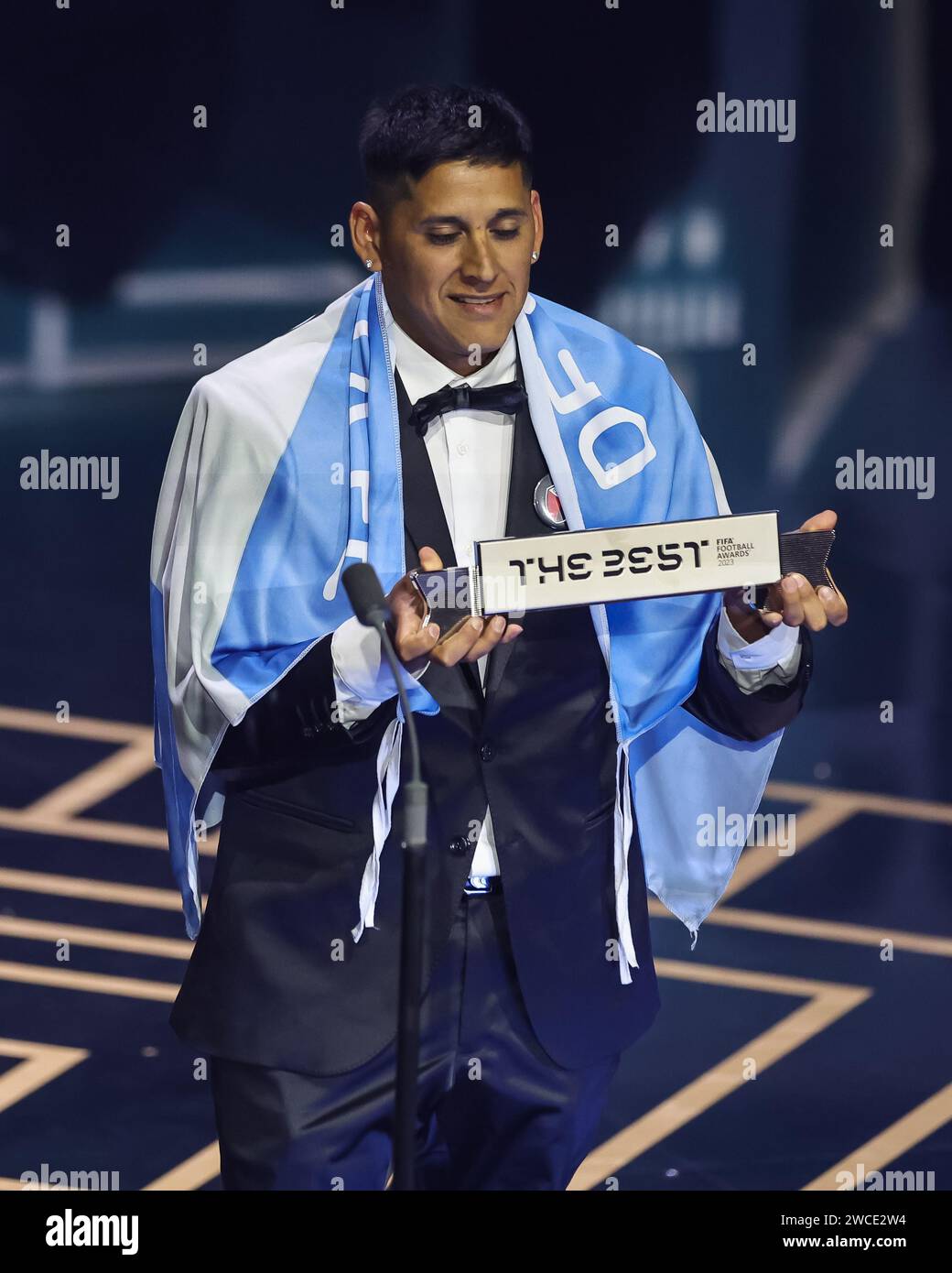 Hugo Miguel Iniguez Winner of The Best FIFA Fan 2023 during The Best ...