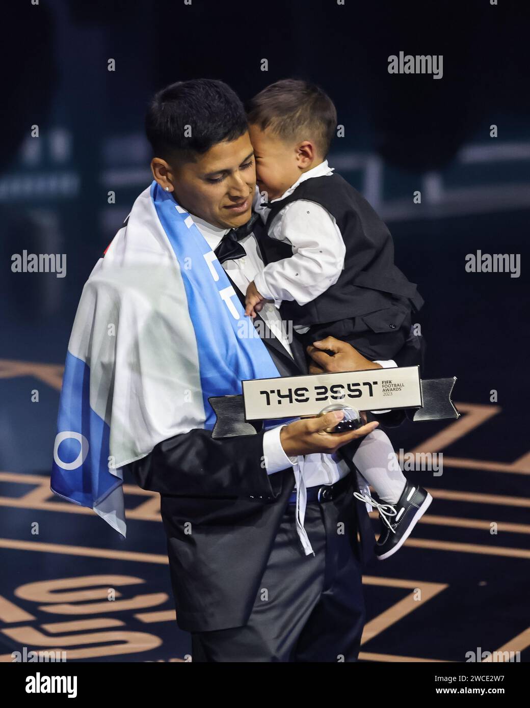 Hugo Miguel Iniguez Winner of The Best FIFA Fan 2023 during The Best ...