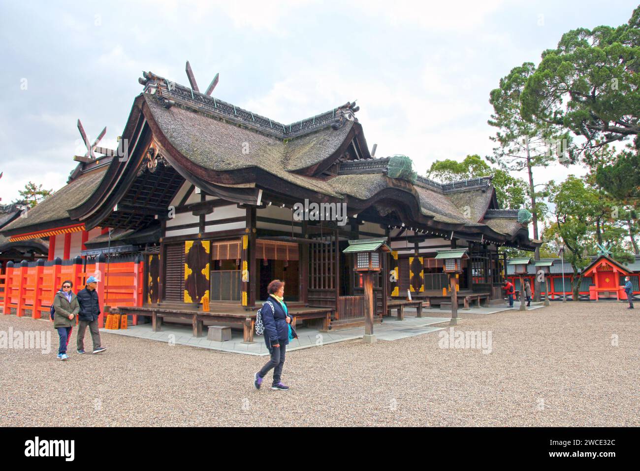 Sumiyoshi Taisha Grand Shrine in Osaka, Japan Stock Photo - Alamy