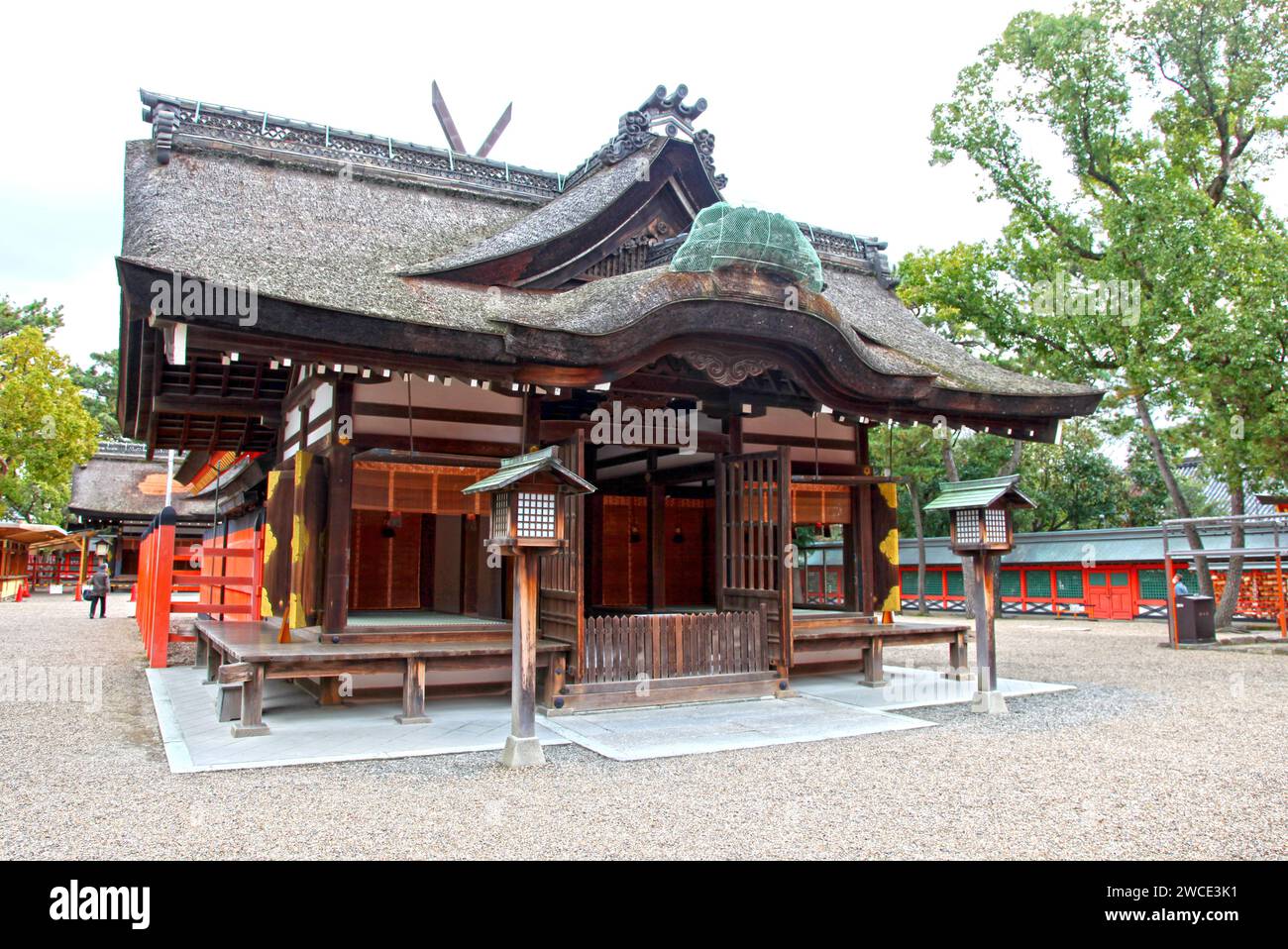 Sumiyoshi Taisha Grand Shrine in Osaka, Japan Stock Photo - Alamy