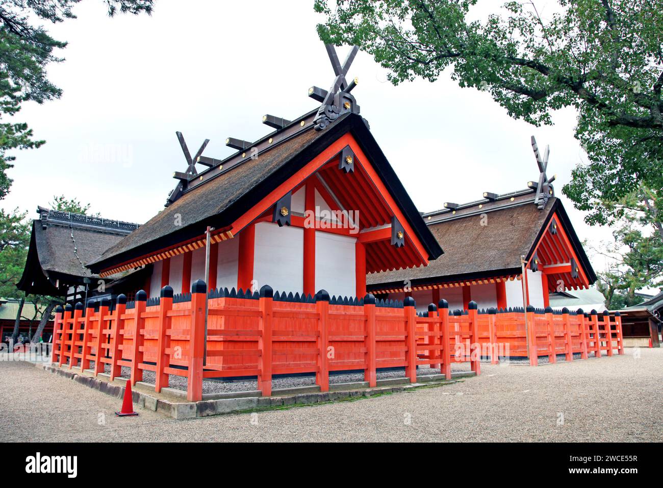 Sumiyoshi Taisha Grand Shrine in Osaka, Japan Stock Photo - Alamy