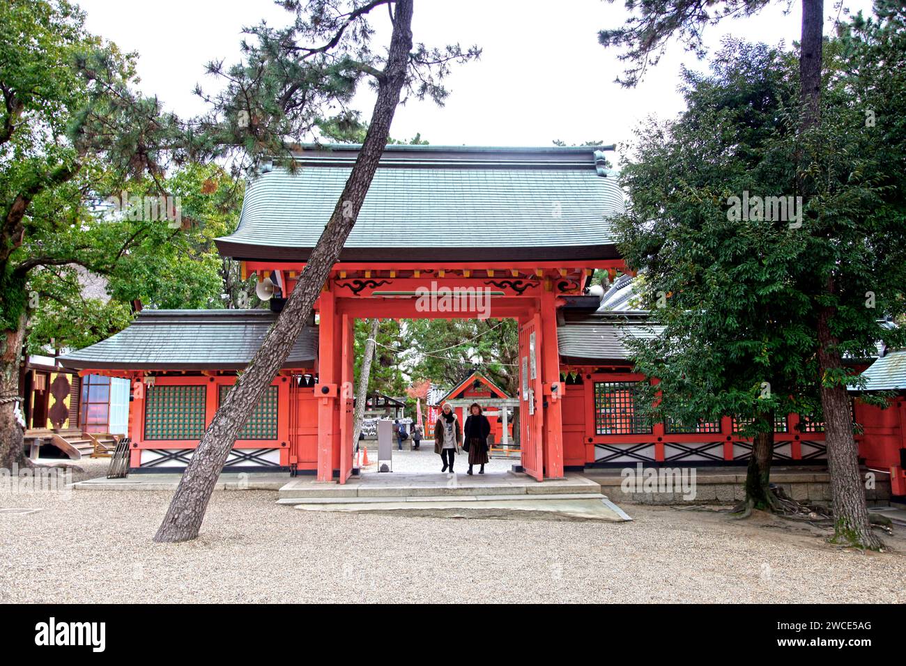 Sumiyoshi Taisha Grand Shrine in Osaka, Japan Stock Photo - Alamy