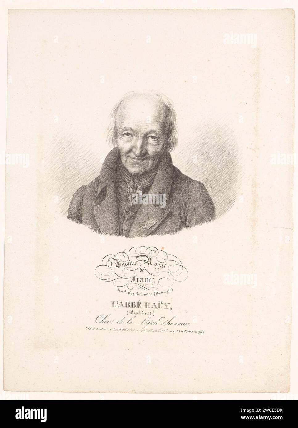 Portret van de Mineraloog René Just Haüy, Julien-Léopold Boilly, 1820 ...