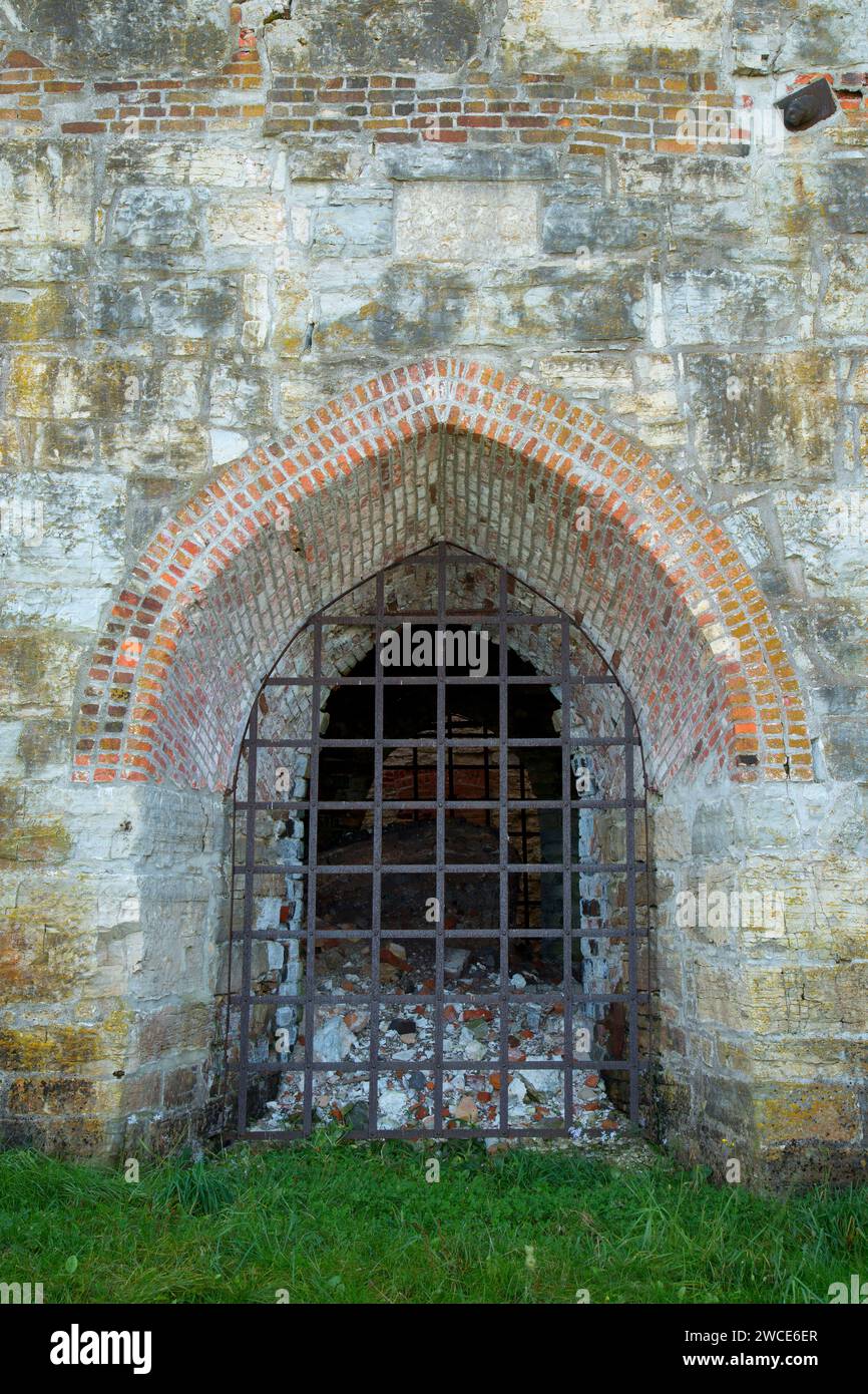 Furnace stack in Furnace Complex, Fayette Historic State Park, Michigan ...