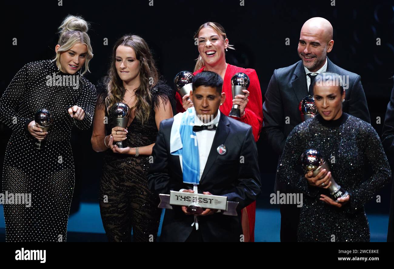 Back row, left to right, Alessa Russo, Ella Toone, Mary Earps and Pep ...