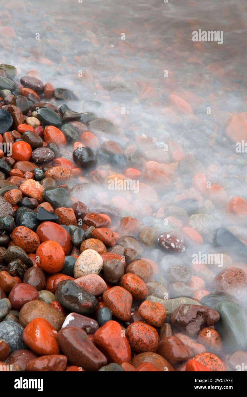 Cobble Beach, Sugarloaf Cove State Natural Area, Minnesota Stock Photo ...